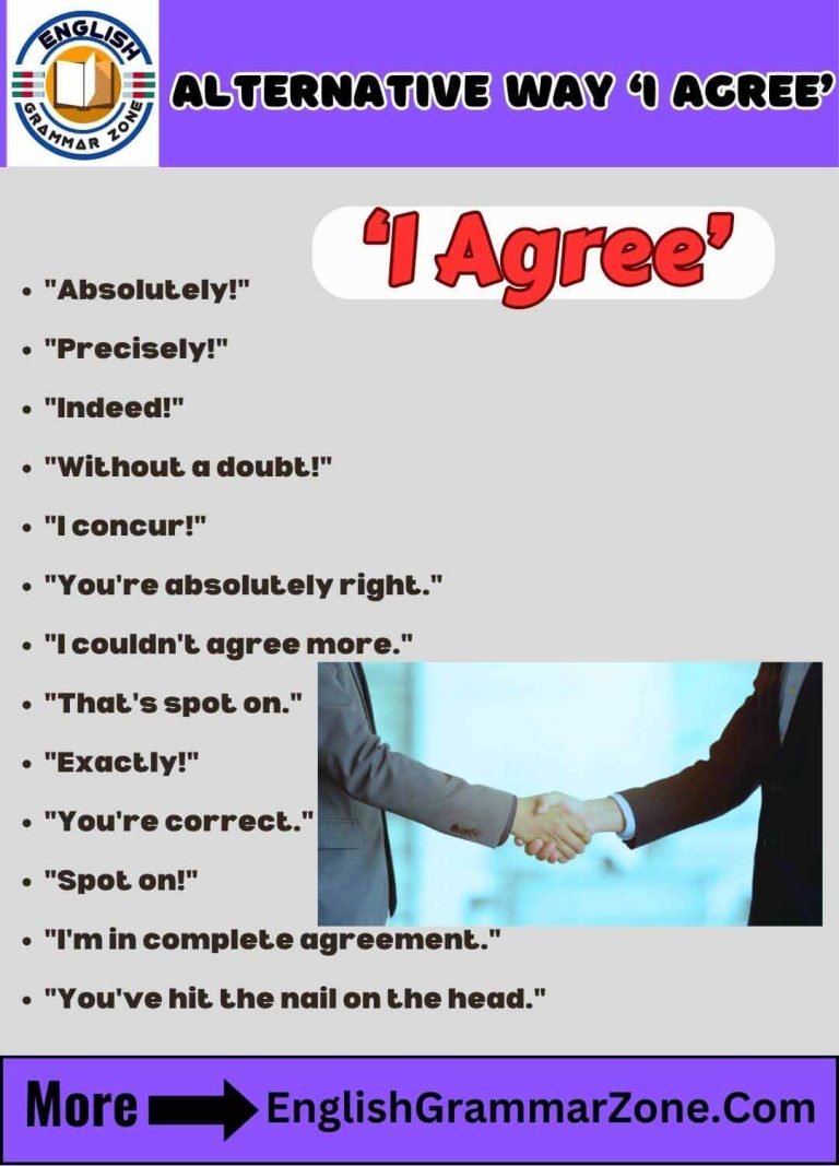 Master 31 Alternative Ways To Politely Say I Agree!