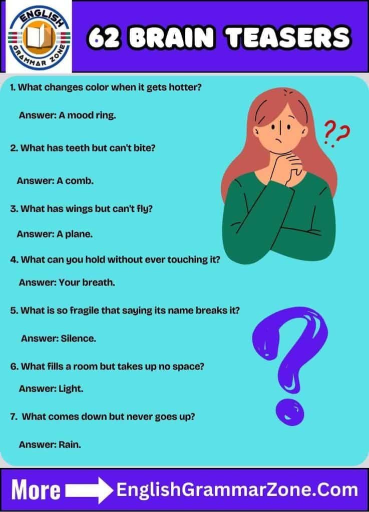 Master 62 Unique Brain Teasers And Short Puzzles For Kids