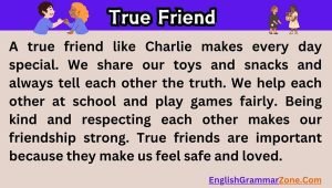 Paragraph On A True Friend In English