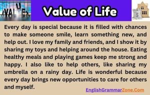 Paragraph On Value Of Life In English For Students [100, 150, 200, 250 ...