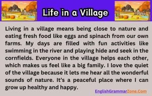 Paragraph On Life In A Village [100 To 300 Words]