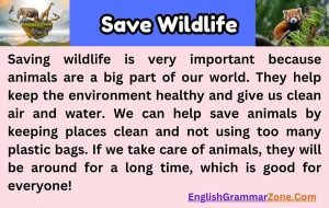 Paragraph On Save Wildlife In English For Students [100, 150, 200, 250 ...