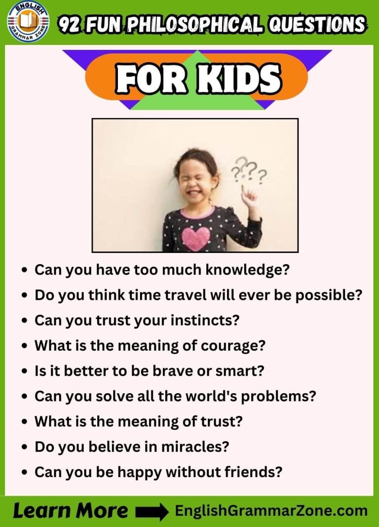 92 Mind Bending Philosophical Questions To Spark Kids' Curiosity