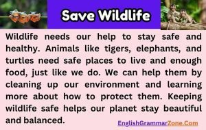 Paragraph On Save Wildlife In English For Students [100, 150, 200, 250 ...