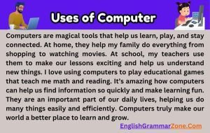 Paragraph On Uses Of Computer - [100,150,200,250 And 300 Words]