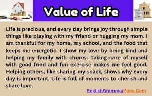 Paragraph On Value Of Life In English For Students [100, 150, 200, 250 ...