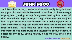 Paragraph On Junk Food In English [100 To 300 Words]