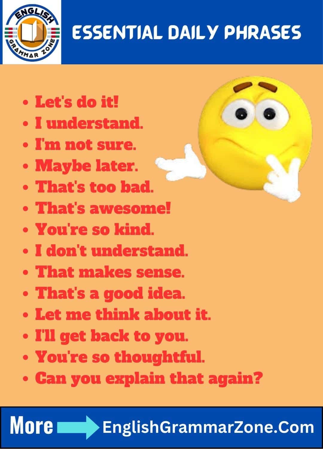 88 Essential Daily Phrases, Mastering Everyday Conversations