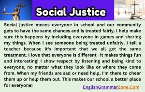Paragraph On Social Justice (100,120,150,200 And 250 Words)