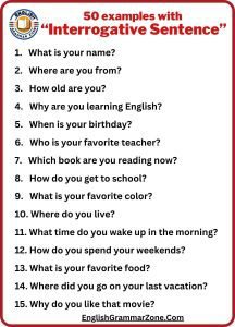 50 Essential Questions Interrogative Sentences In English