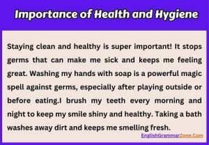 Paragraph On Importance Of Health And Hygiene In English [100, 150, 200 ...