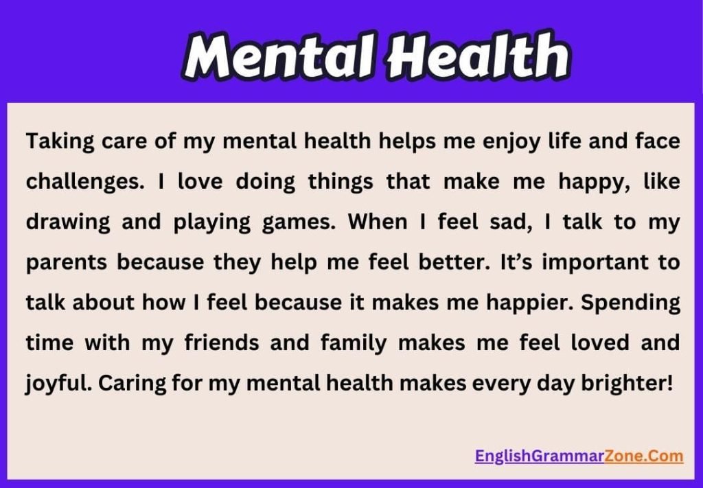Paragraph On Mental Health In English [100, 150, 200, 250 And 300 Words]