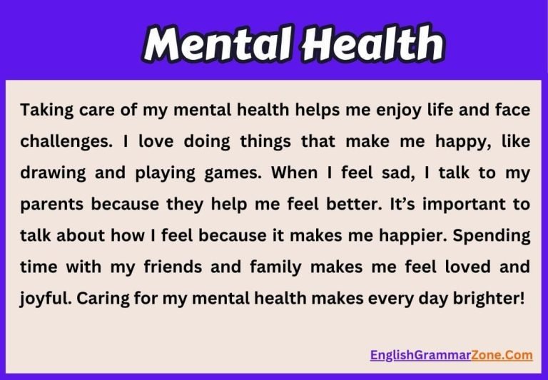 Paragraph On Mental Health In English [100, 150, 200, 250 And 300 Words]