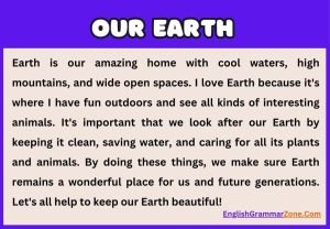 Paragraph On Our Earth In English For Students [100, 150, 200, 250 And ...