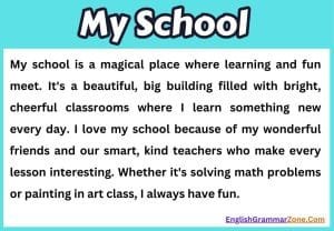 Paragraph On My School – [100 To 300 Words]