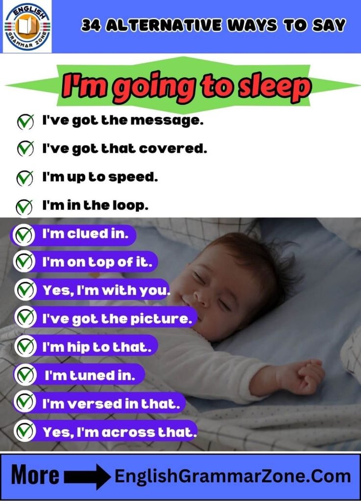 27 I'm Going To Sleep! I'm Going To Sleep