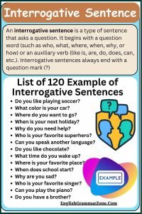 Examples Of Interrogative Sentence