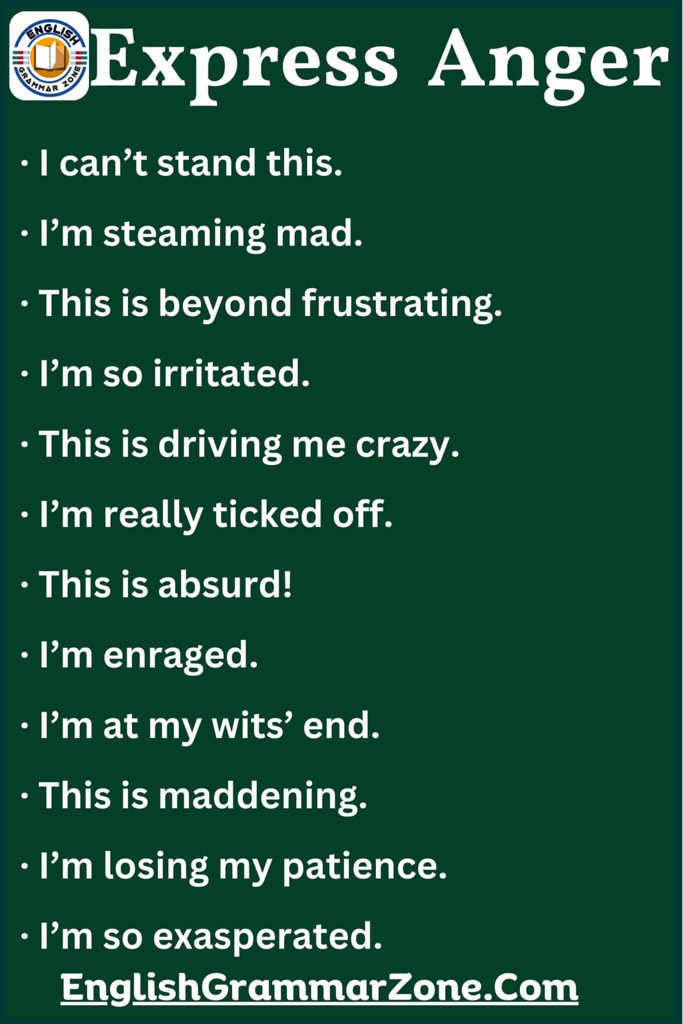 How To Express Your Anger In A Healthy Way