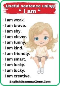 Most Useful Sentence Using “I Am”