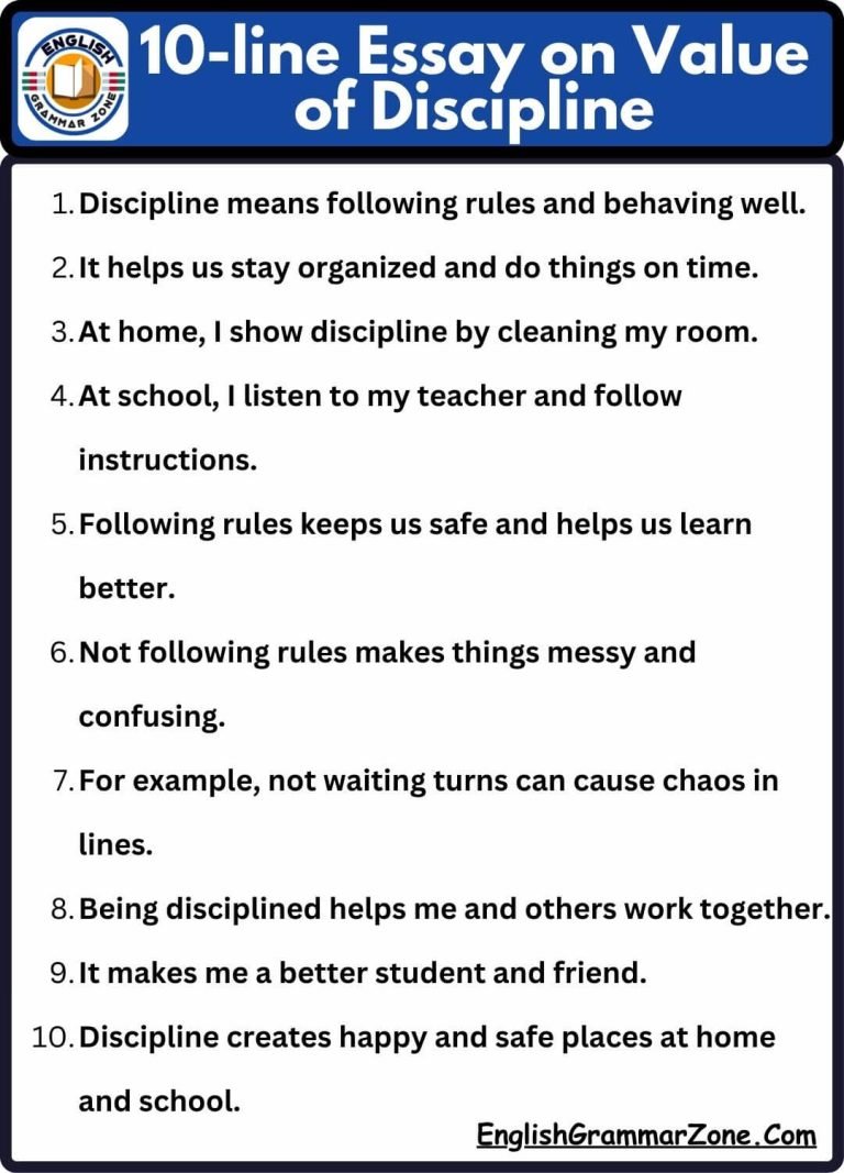 Essay On Value Of Discipline For Children