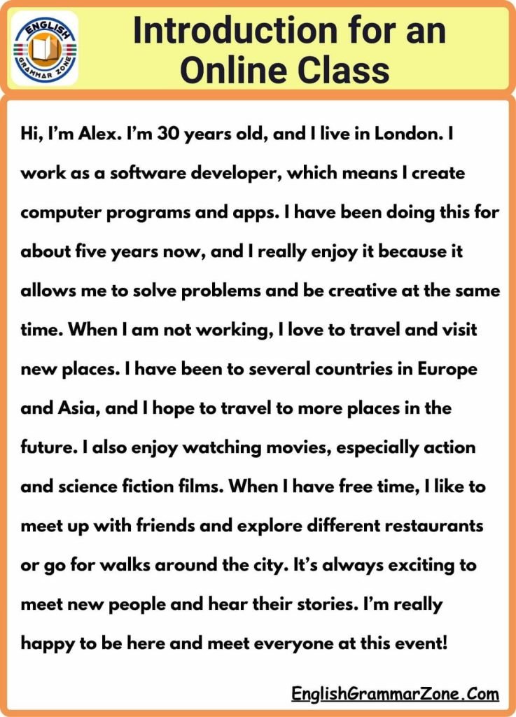 How To Introduce Yourself In English?