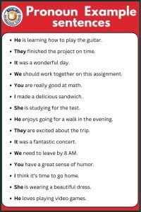 100 List Of Pronoun In English