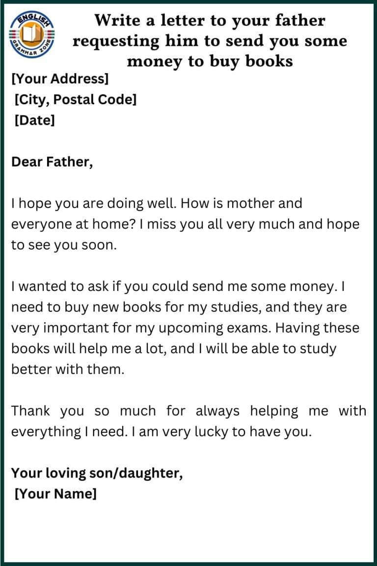 Write A Letter To Your Father