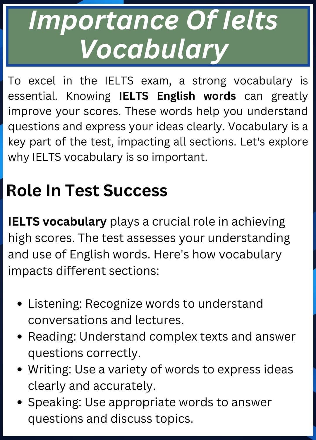 Ielts Exam Preparation Vocabulary Flashcards Apps On IELTS®