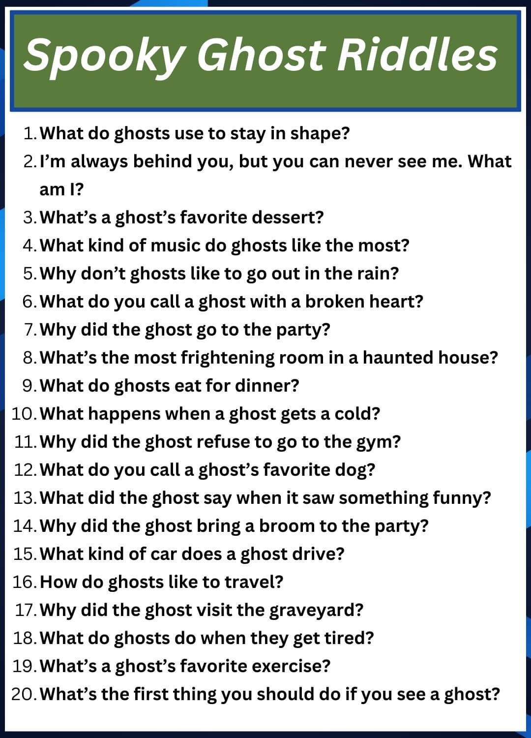 101 Can You Solve These Spooky Ghost Riddles? Find Out Now!