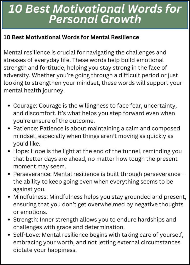 40 Best Motivational Words To Inspire Success