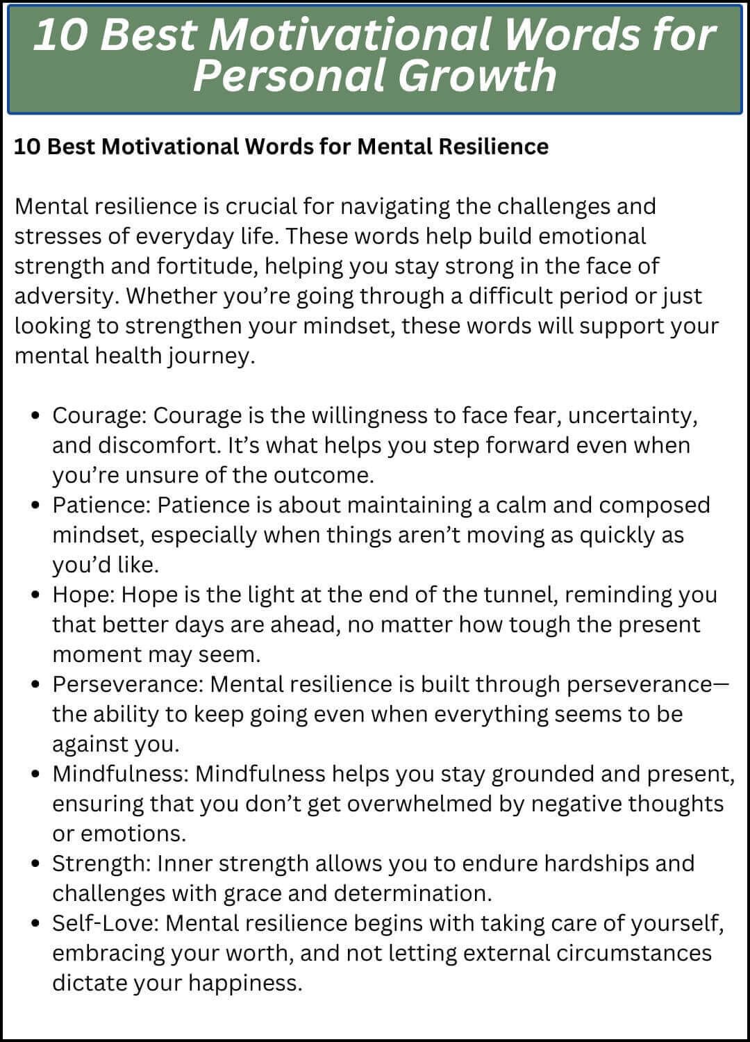 40 Best Motivational Words To Inspire Success