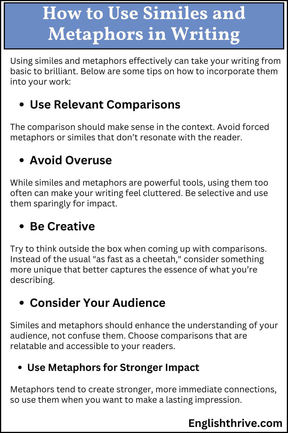 100 Example Sentence Of Similes And Metaphors