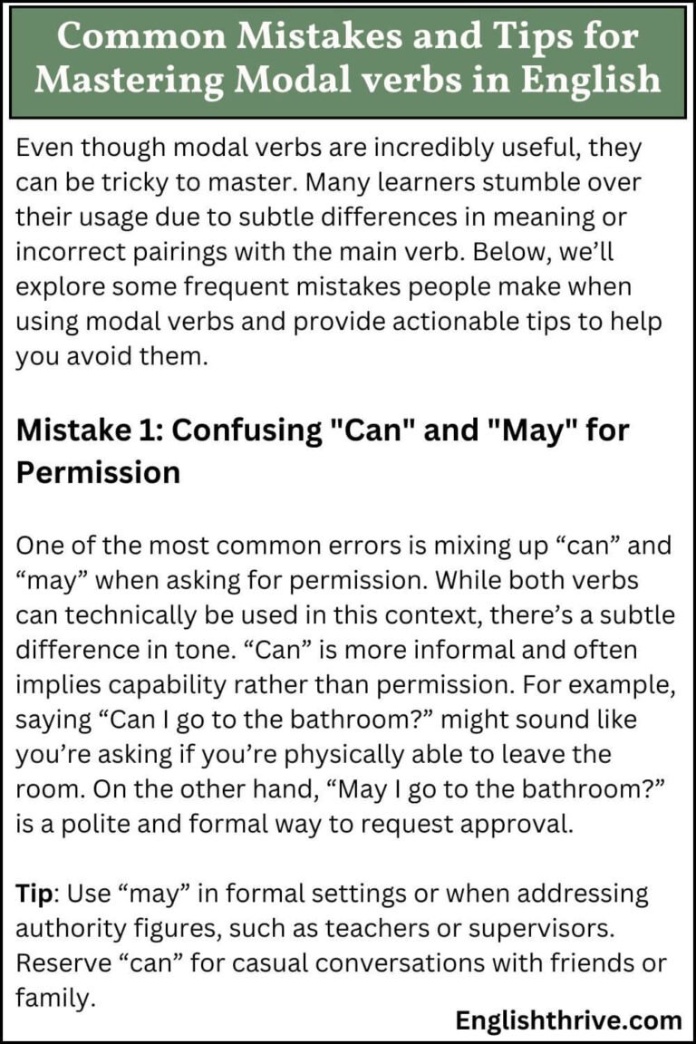 What Are Modal Verbs In English? A Simple Guide With 50 Example